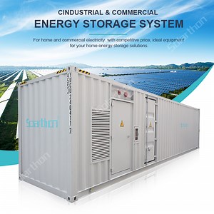 [Hot Item] Solarthon Modular Design Lithium Li Lon Solar Power Containerized Battery Rack Energy Storage Container Solution with BMS for Outdoor System 300kw