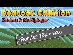 REALM WORLD BORDER Tutorial In 30s - MCPE 1.21+ WORKING!