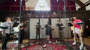 10K views · 448 reactions | Behind the scenes recording 'Gaston', featuring Nick's best spitting, and also the incredible Pene Pati on Zoom smashing out a gargantuan top B flat at the end. You'll be able to hear the whole darn thing on Friday. | The King's Singers | Facebook