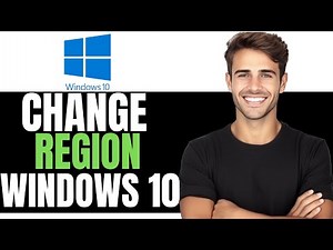 HOW TO CHANGE REGION IN WINDOWS 10 2024! - (EASY GUIDE)