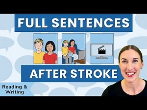 Sentence Practice for Aphasia | Subject + Verb + Direct Object | Full Sentences After Stroke