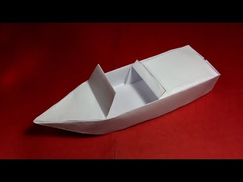 Easy Origami Boat for Beginners | Paper Speed Boat DIY