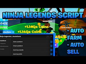 [OP NEW] Ninja Legends Keyless Script Pastebin - (ROBLOX) *Auto Farm & Auto Sell*