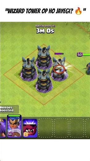 4 MAX Wizard Towers vs ALL Heroes 😳🔥 | COC Experiment