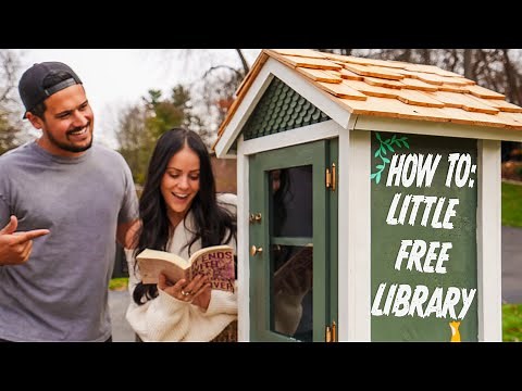 Building a LITTLE FREE LIBRARY | Step-by-Step | Newbuild Newlyweds