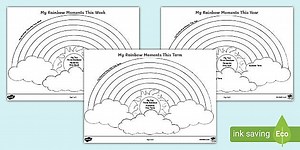 Rainbow Moments Reflection Journal KS2