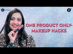 One Product Only - Makeup Hacks | Suede Secret Matte Lipcolour | SUGAR Cosmetics