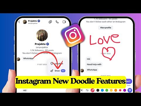 How to Use Instagram Drawing Feature in Chat (New Update) | How to Draw Doodles in DMs