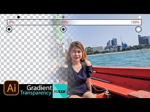 How To Create Gradient Transparent Mask In Illustrator