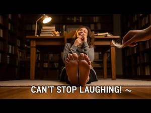 TICKLE FEET LIBRARY CHALLENGE 😂 She Can’t Stop Laughing… Are You Sure!? 🤔