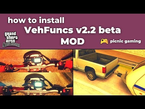How to install VehFuncs v2.2 Mod for GTA SA | Improved Vehicle Feature Mod for GTA SA