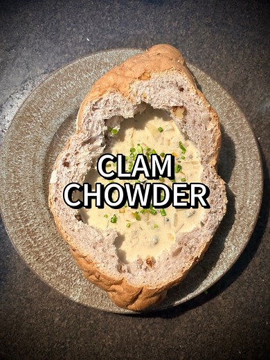 99K views · 2.3K reactions | Clam Chowder #chefmarky #gripostock #clamchowdersoup #chowder #goodsoup #soupseason #clamchowder #soup #clams #Clamshell | Chef Marky | Facebook