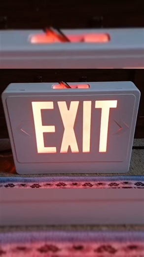 Testing a Jiming self diagnostic LED exit sign (Lamp Failure)