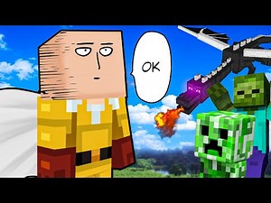 Surviving Minecraft as One Punch Man! (Impossible)
