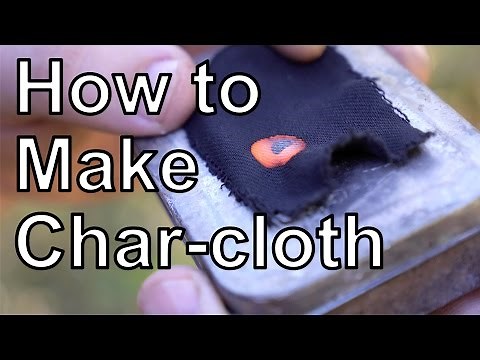 How to Make Char-cloth | Easy Fire Starting