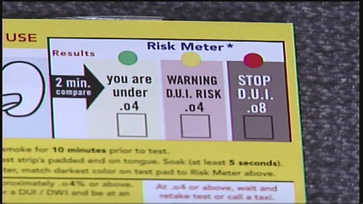25 years ago, in the summer of 2000, there was a new test to tell how sober you were. Our former colleague got to try it out. Take a look. | WQAD
