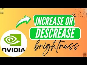 NVIDIA Control Panel: How to Increase or Decrease Brightness - Here's How You Can Do It // 2026