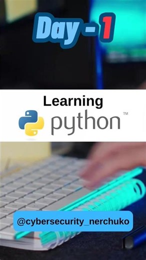 Python leaning day1 #job #interview #python #motivation #security