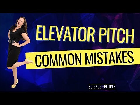 Elevator Pitch Common Mistakes