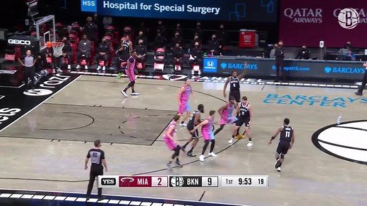 Kyrie Irving puts up 28 points, 7 assists and 6 rebounds in tonight's W over the Heat 🎥 | Brooklyn Nets