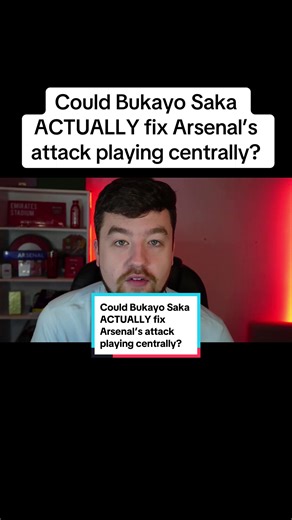 Could Bukayo Saka ACTUALLY fix Arsenal’s attack playing centrally? #arsenalfc #arsenalfans #afc #coyg #rorytalksfootball