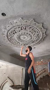 886K views · 10K reactions | Beautiful Ceiling Flower  #ceilingflower #ceilingdesign #samimplaster #sksamim #jitpurjamemasjid | SK SAMIM | Facebook
