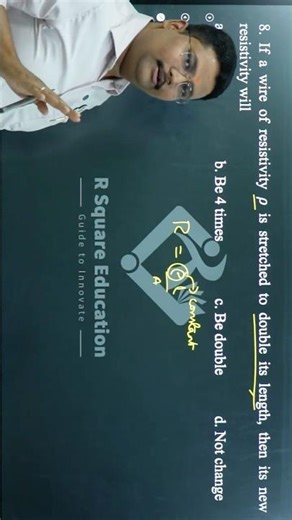 Never Mess Up Resistance-Length Problems Again! #physics #drrahulramesh