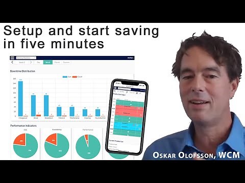 Free OEE - Set up and start saving in 5 minutes