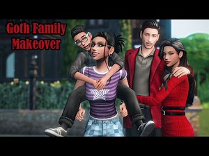 The Sims 4 Forever Save File ✨ CAS Makeover | The Goth Family