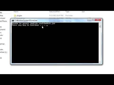 How to fix "Unable to access jarfile craftbukkit.jar" Minecraft Servers In Under 1 MINUTE!