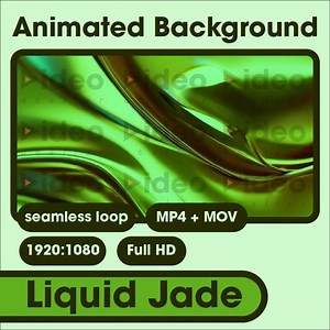 Liquid Jade Video Background: Seamless Loop for Zoom, Teams (digital Download) - Etsy Canada