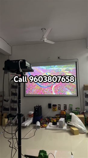 #bestprojector 4K 3D projector - Home cinema setup #CHENNAI #projector #homesetup #hometheater