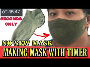 DIY FACE MASK NO SEWING | MAKING MASKS OUT OF FABRIC | MAKE FABRIC FACE MASK AT HOME