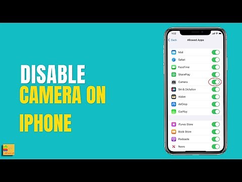 How to disable camera on iPhone