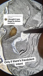 Legal as long as there’s no fraudulent intent. #thecoinvandal #art #numismatics #coins #engraver #silver #skulls #everydaycarry #gold #viralreel #reel #foryou #foryoupage | Chris T Ranger