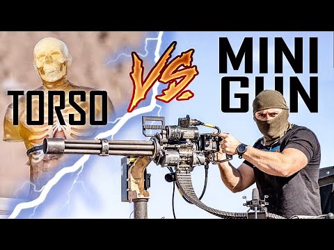 How Fast Will a Minigun Melt You?