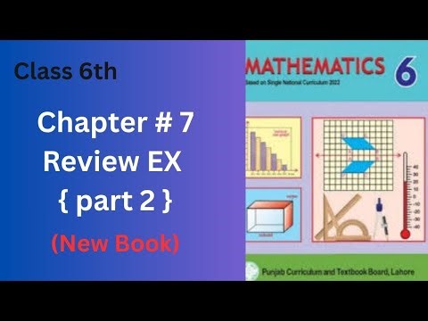 Class 6 Math New Book Chapter 7 Review Exercise 7 | Class 6 Math New Book Unit 7 Review Exercise 7