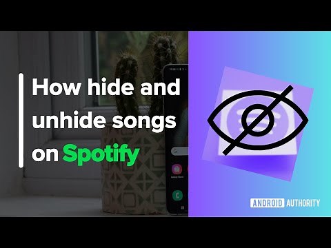 How hide and unhide songs on Spotify
