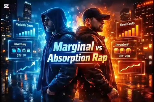 Zeeshan Bakali on Instagram: "Marginal vs Absorption Costing — Explained in a RAP 🤝🏻 Full video on YouTube! . . . . #acca #teacher #studygram #studytips #managementaccounting"