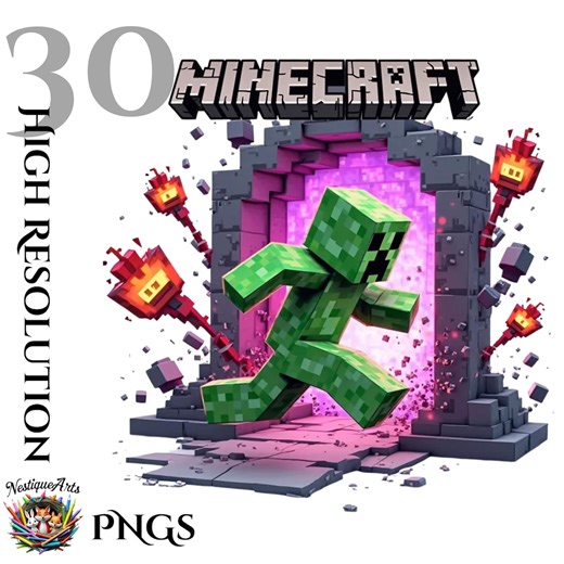 Exploding Pixel Art PNG Bundle: Mineart Game Graphics (digital Download) - Etsy