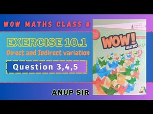 Ex 10.1 Q3,4,5 Class 8 wow maths | Chapter 10 Class 8 wow maths | ex 10.1 class 8 wow maths