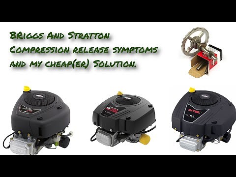 Briggs Intek 14-19hp Broken Compression Release, Symptoms, Where to Find, and How to Fix.