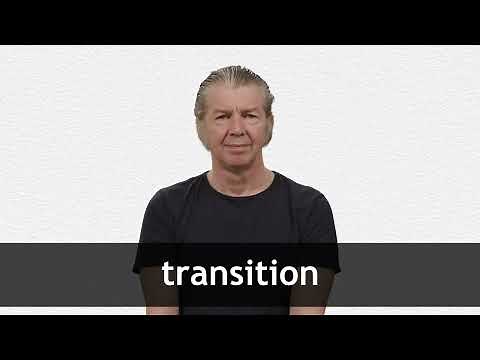 How to pronounce TRANSITION in American English