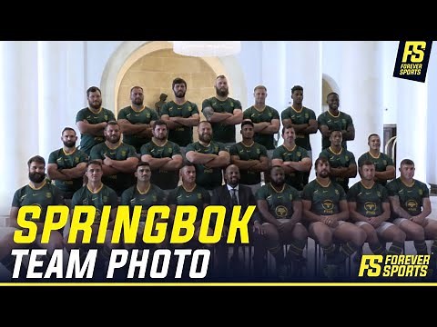 Springbok Team Photo – Boks vs Wallabies | Rugby Championship 2025