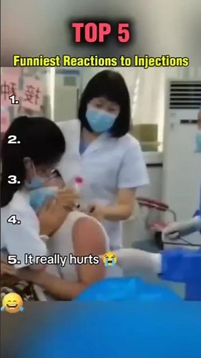 Top 5 Funniest reactions to injections