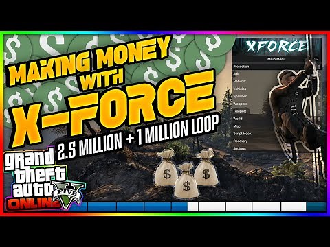 Making Money in GTA Online with X-Force Mod Menu | GTA 1.54 | X-Force Recoveries | Undetected Mod