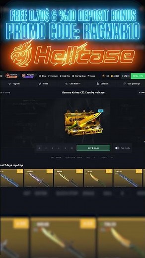 HELLCASE HUNTING KNIVES! - HELLCASE PROMO CODE 2025