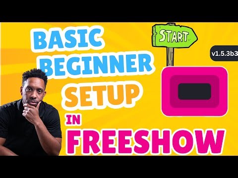Basic FreeShow Setup for Beginners #freeshowtutorial