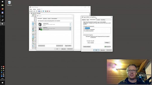 Deaktivieren von Audioverbesserungen in Windows 10 - Windows 2025
