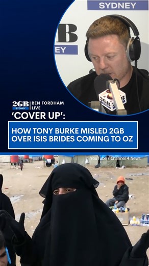 184K views · 6.3K reactions | The Home Affairs Minister has tried to mislead 2GB. Tony Burke has attempted to cover up a story about Islamic State brides coming to Australia. His office told us the story was “wrong”. Listen to the full details HERE. https://omny.fm/shows/ben-fordham-full-show/cover-up-how-tony-burke-misled-2gb-over-isis-brides-coming-to-oz | Ben Fordham | Facebook